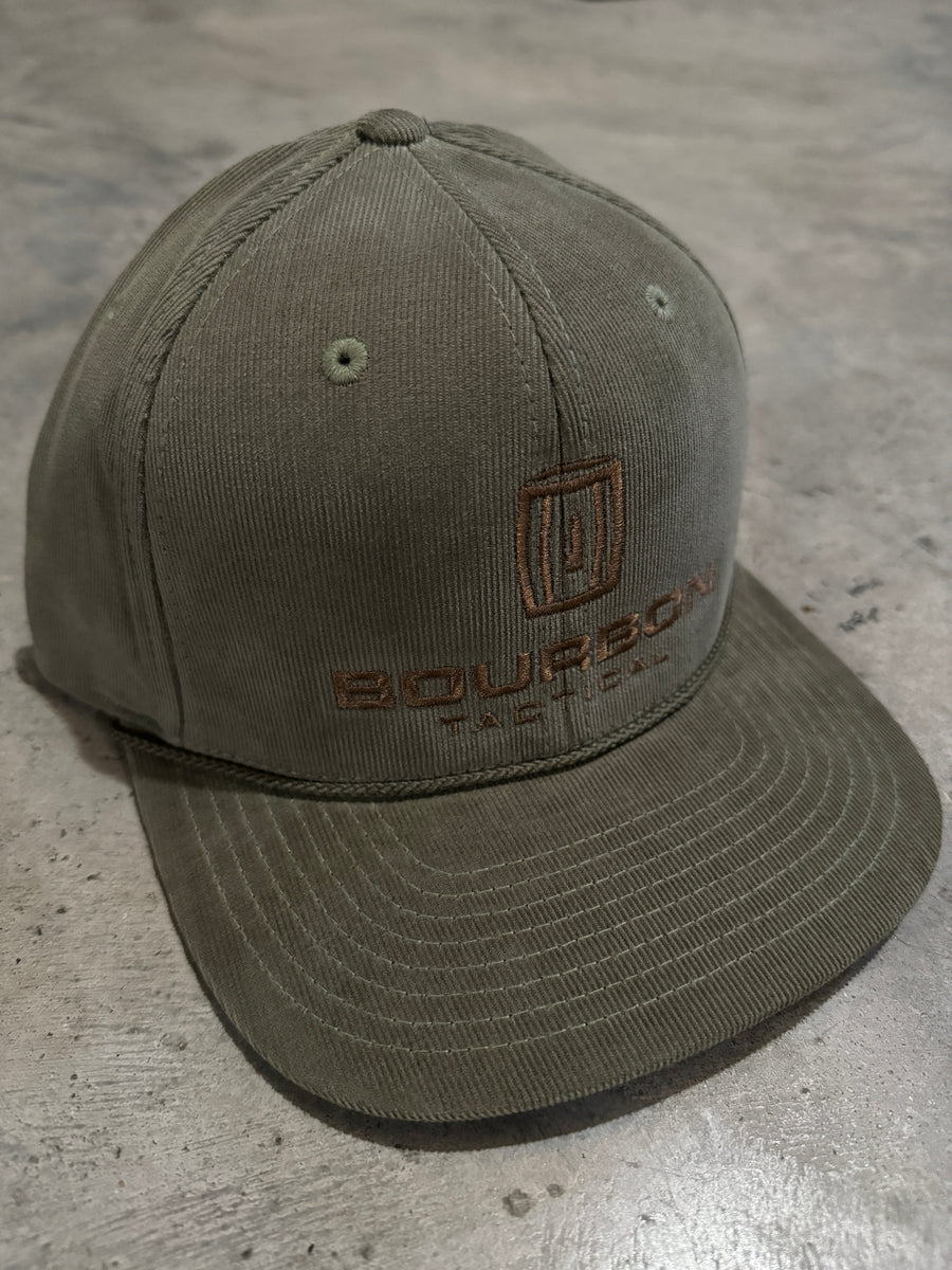 Corduroy Hat (Olive) – Bourbon Tactical
